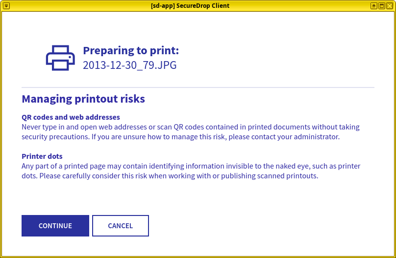 Implementing ‘just-works’ printing in SecureDrop Workstation